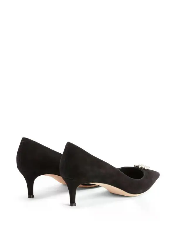 GIUSEPPE ZANOTTI Embellished Leather Pumps