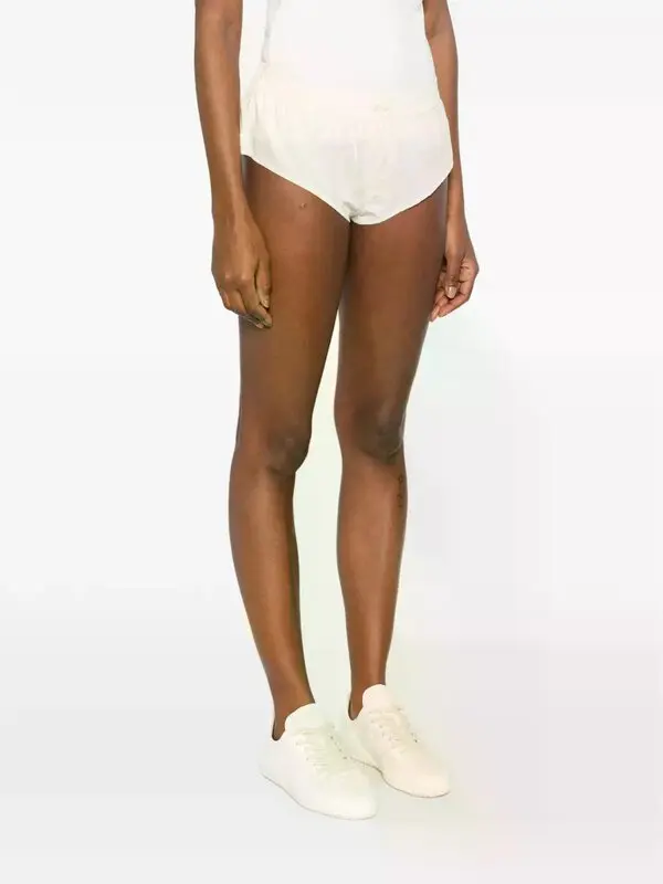 ENTIRE STUDIOS Pixie Buttoned Mini Shorts - Neutrals
