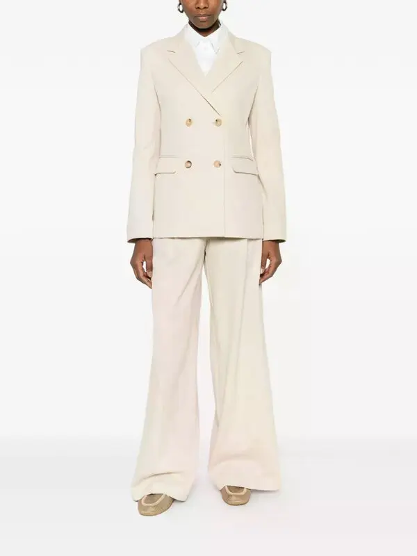 Max Mara Textured Wide Leg Trousers