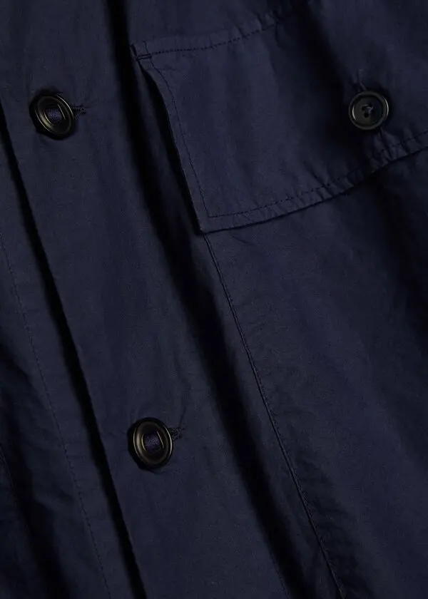You Must Create Chest Patch Pocket Cotton Shirt