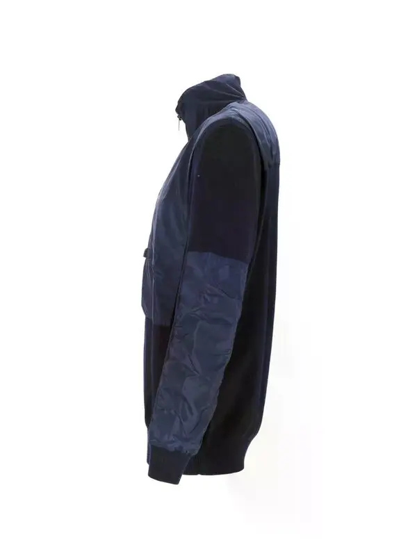 Prada Half-zip Panelled Sweater