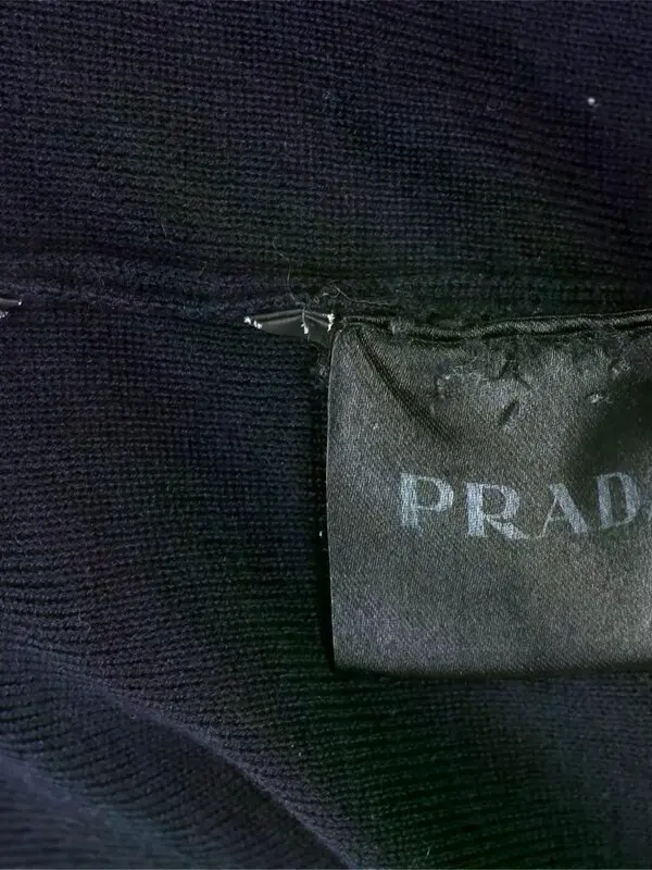 Prada Half-zip Panelled Sweater