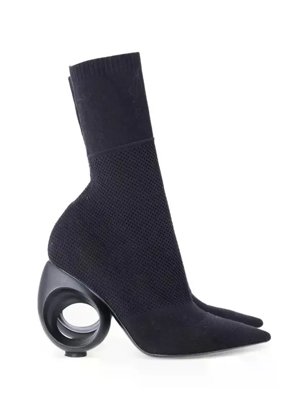 Burberry Kimberley Pointed-toe Ankle Boots - Black