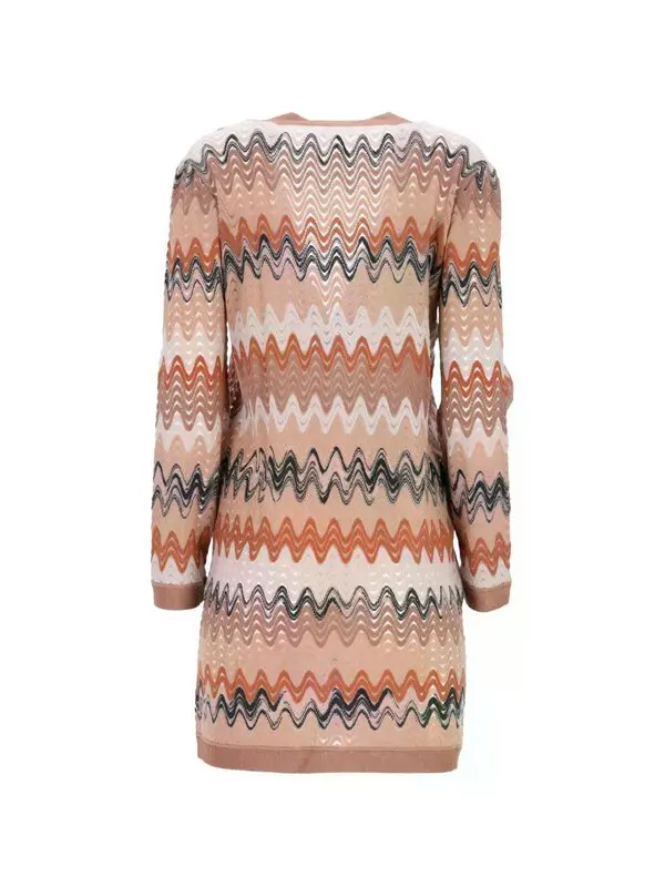 Missoni Zigzag Pattern Long Cardigan