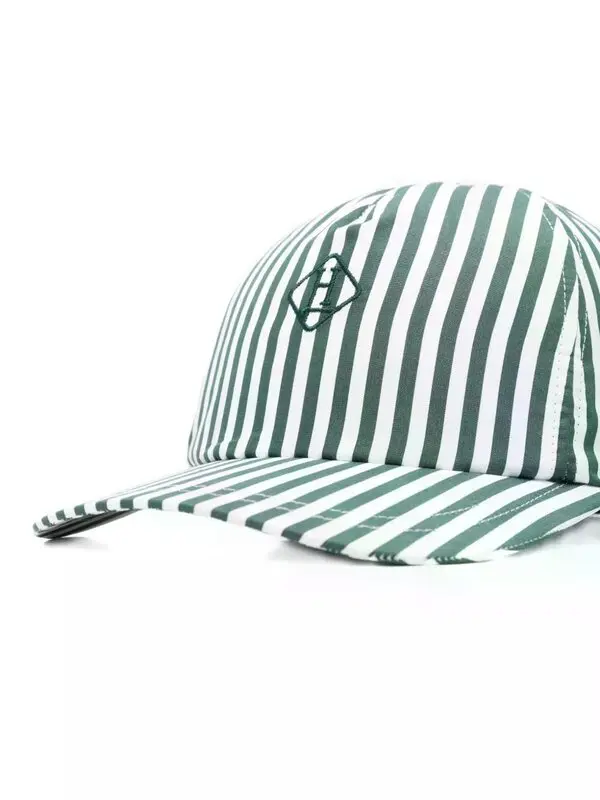 Herno Striped Cotton Cap