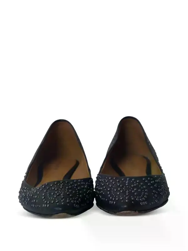 COACH VINTAGE Rory Studded Pointed Ballet Flats