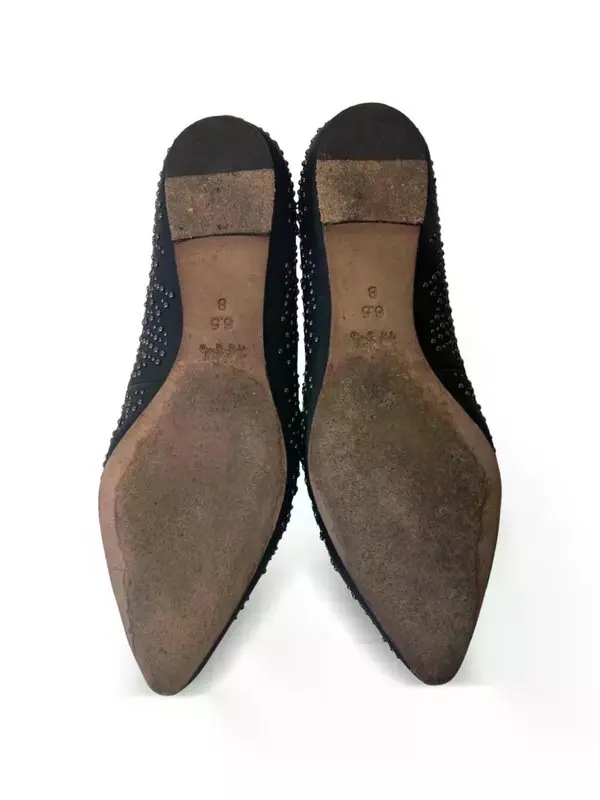 COACH VINTAGE Rory Studded Pointed Ballet Flats
