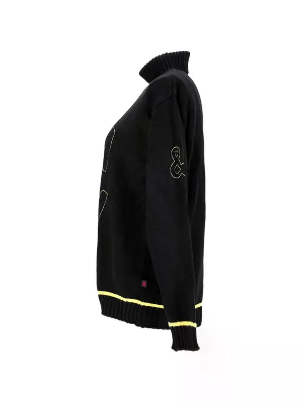 Dolce & Gabbana High-neck Embroidered Sweater
