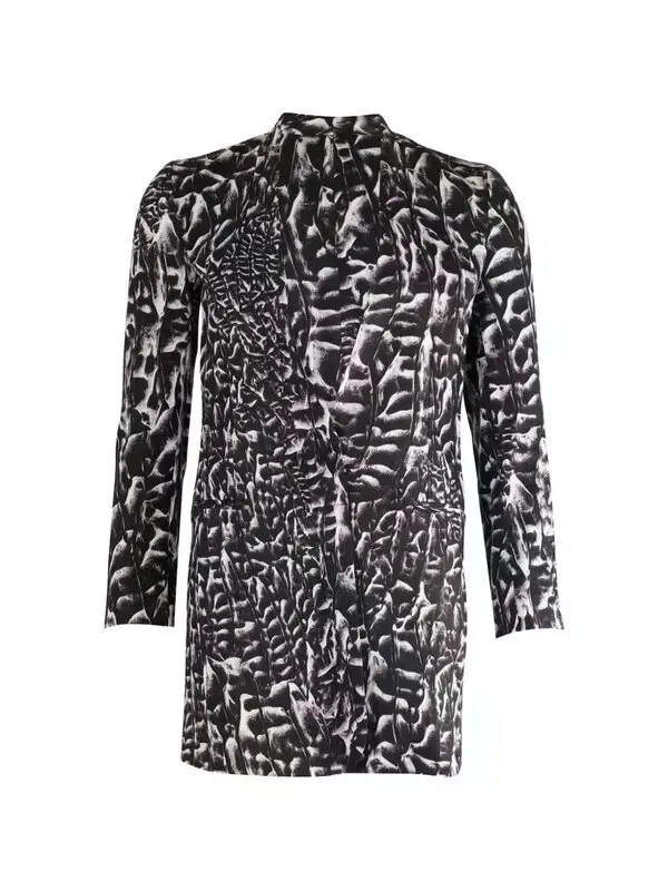 Helmut Lang Printed Linen Blazer