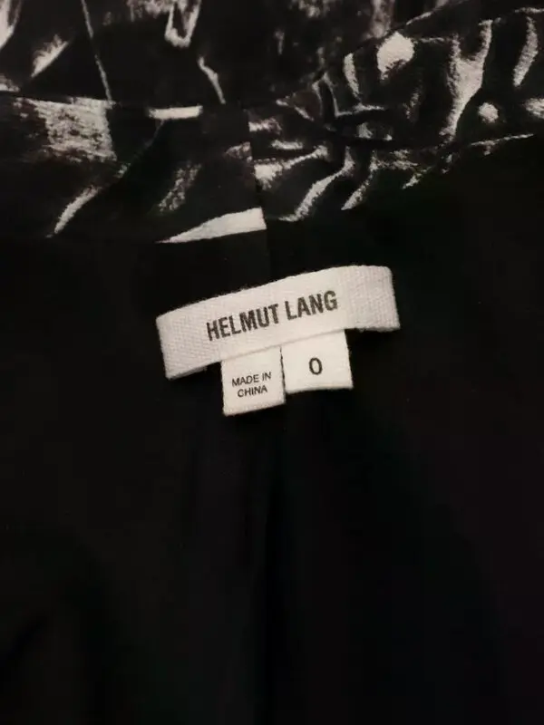 Helmut Lang Printed Linen Blazer