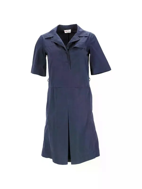Prada Short Sleeve Midi Shirt Dress