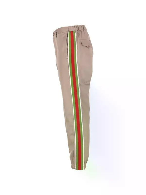 Gucci Side Stripe Cotton Trousers