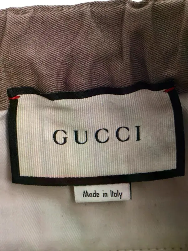 Gucci Side Stripe Cotton Trousers