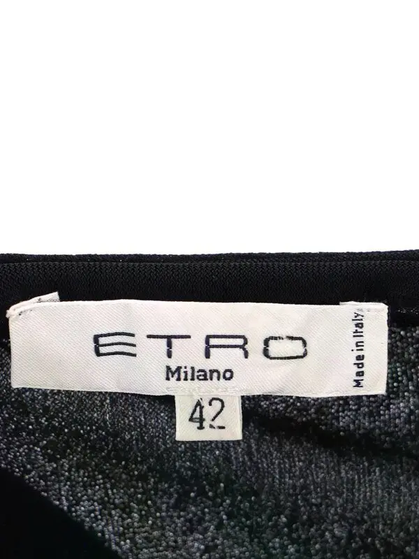Etro Wrap-effect Ruched Midi Dress