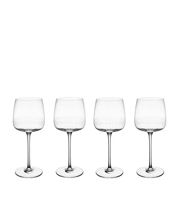VILLEROY & BOCH Crystal Afina Red Wine Glasses - Clear