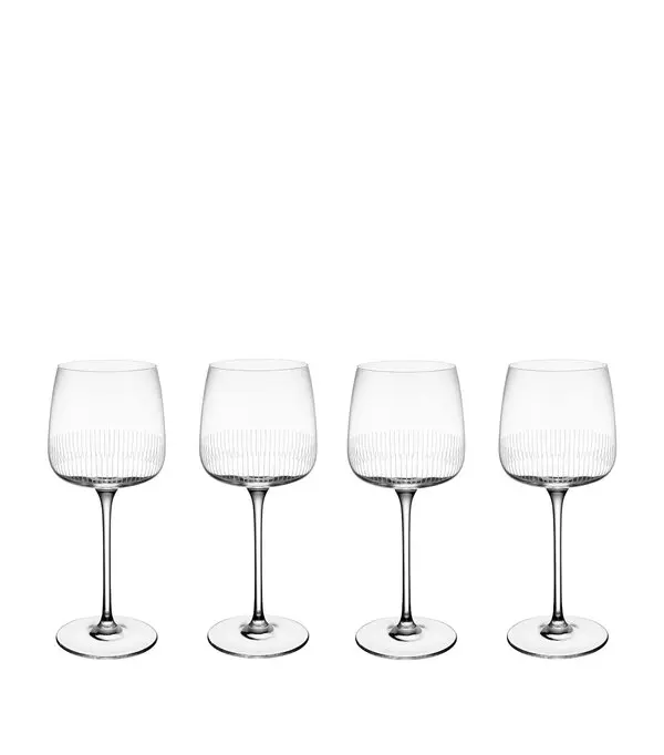 VILLEROY & BOCH Crystal Afina Red Wine Glasses - Clear