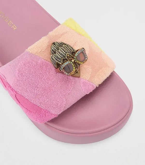 Kurt Geiger Meena Eagle Platform Slides