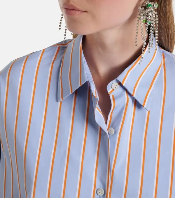 Dries Van Noten Striped Cotton Shirt