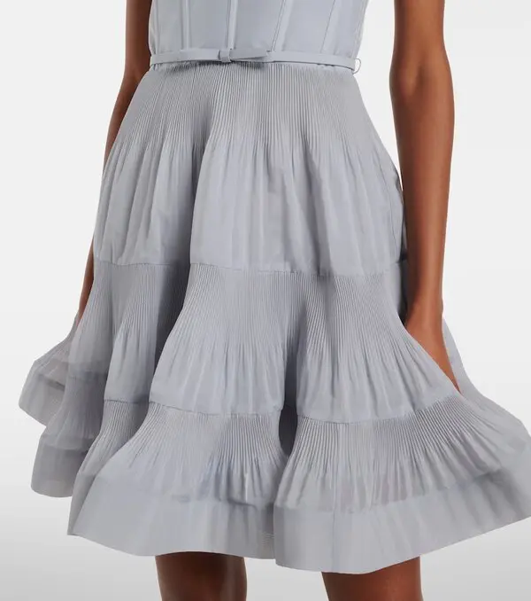 Zimmermann Pleated Bustier Minidress