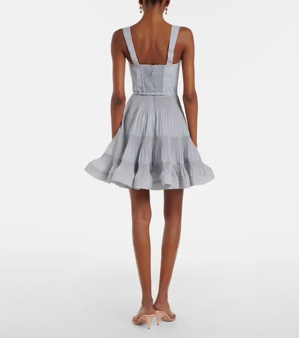 Zimmermann Pleated Bustier Minidress
