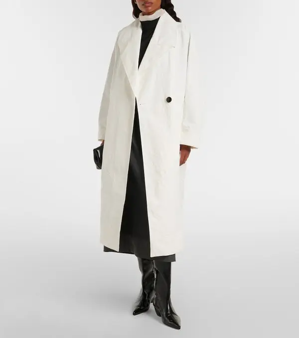 RÓHE Oversized Cotton Linen Coat