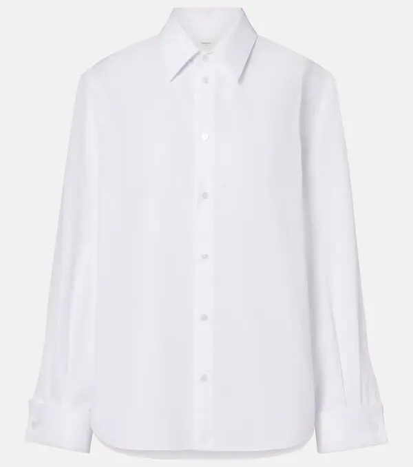 Saint Laurent Cotton Poplin Shirt - White