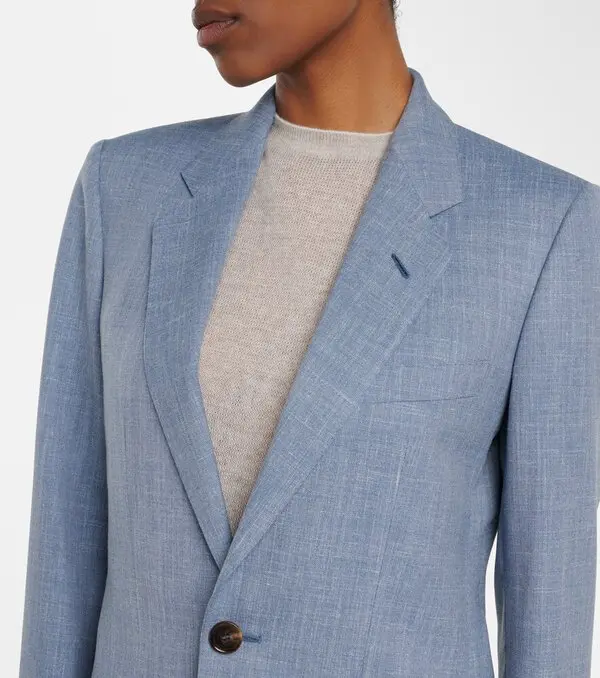 Loro Piana Guia Wool, Silk, And Linen Jacket