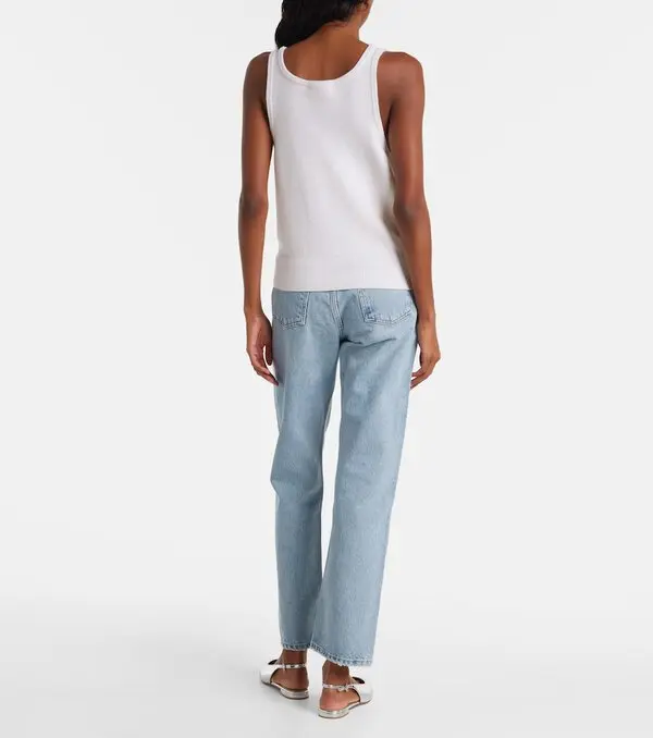 Rabanne Sequined Wool And Cashmere Top Cream
