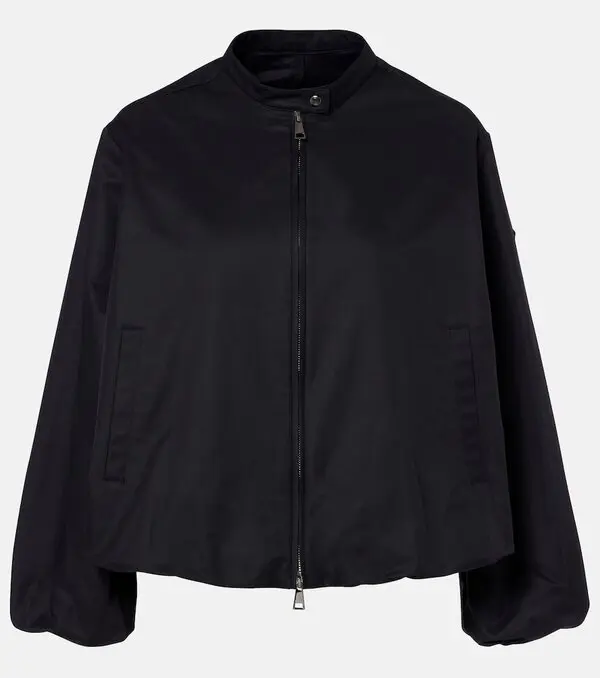 Moncler Gruissan Cotton-blend Bomber Jacket - Black