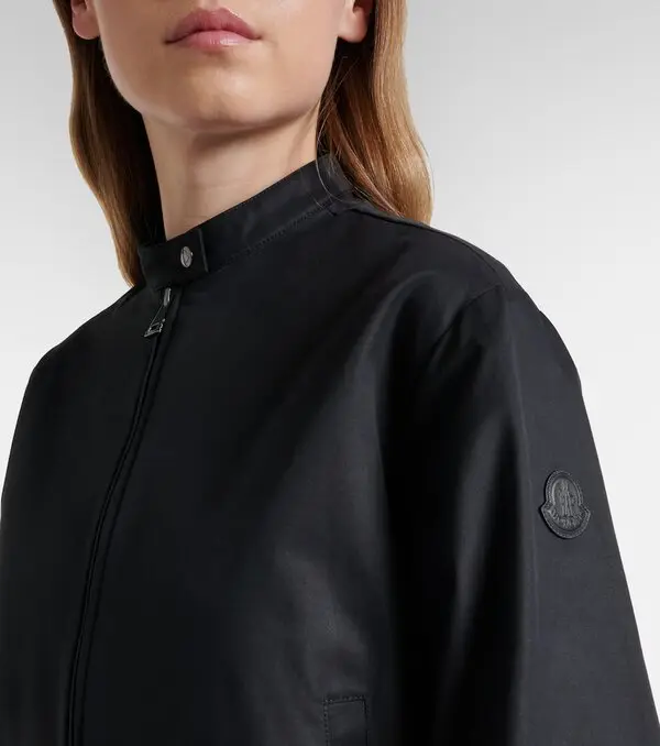 Moncler Gruissan Cotton-blend Bomber Jacket - Black