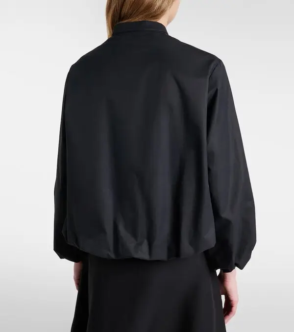Moncler Gruissan Cotton-blend Bomber Jacket - Black