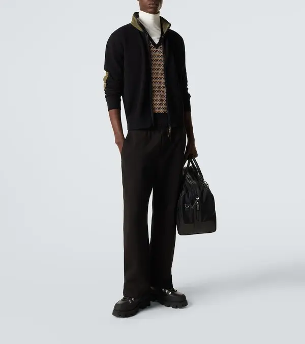 Moncler Archivio Waffle-knit Cotton Jacket