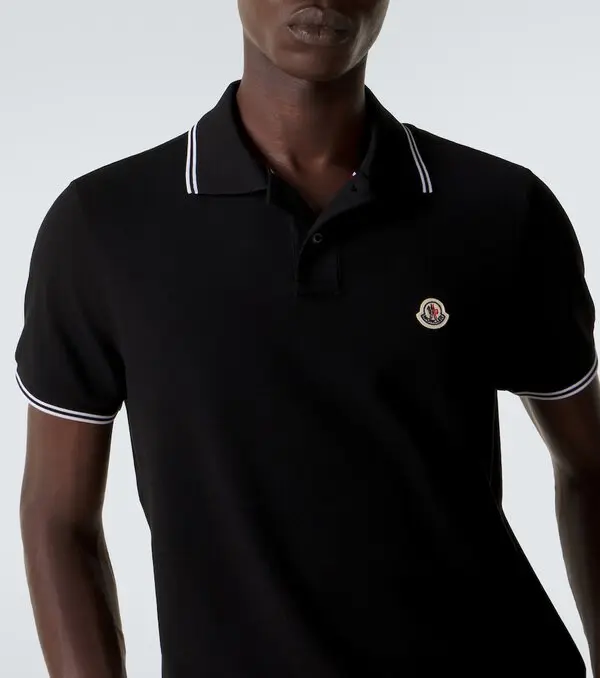 Moncler Cotton Pique Polo Shirt
