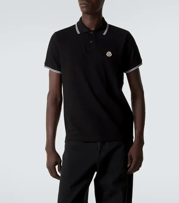 Moncler Cotton Pique Polo Shirt