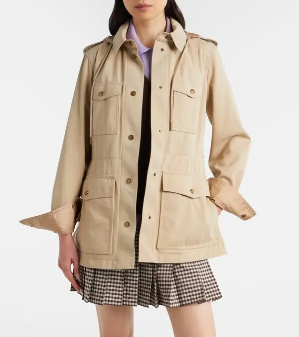Moncler Centaurea Belted Field Jacket