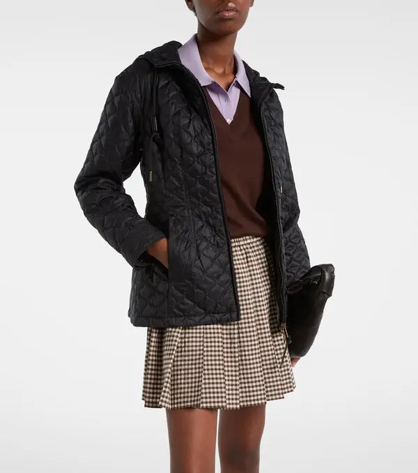 Moncler Arum Quilted Down Jacket - Black