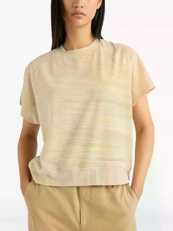 Momoni Nashoba Striped T-shirt - Neutrals