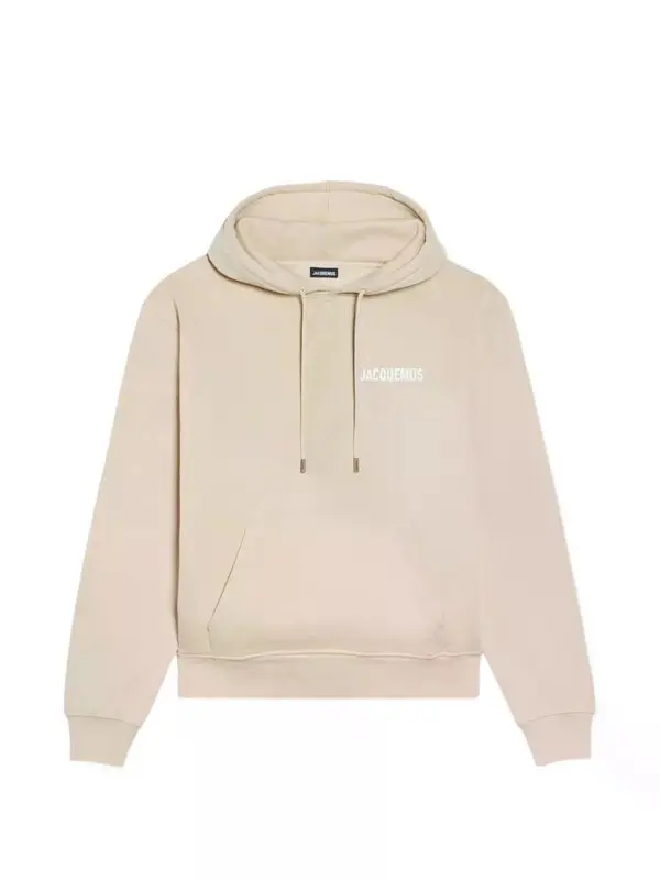 Jacquemus Drawstring Hoodie - Neutrals