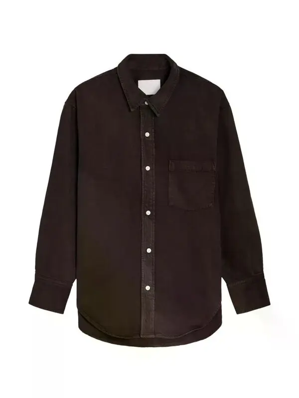 Citizens Of Humanity Carter Curved Hem Shirt - Brown