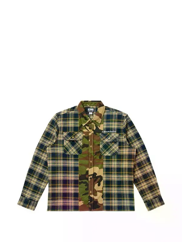 BILLIONAIRE BOYS CLUB Camouflage Check Woven - Blue
