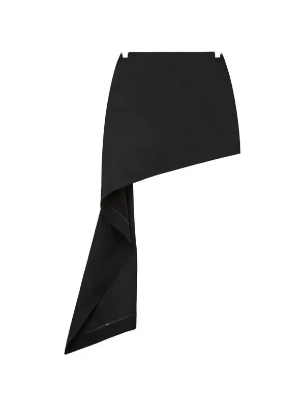 Loewe Asymmetric Draped Mini Skirt