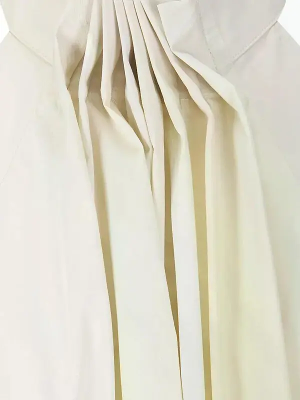 M.S.M. Pleated Halterneck Midi Dress