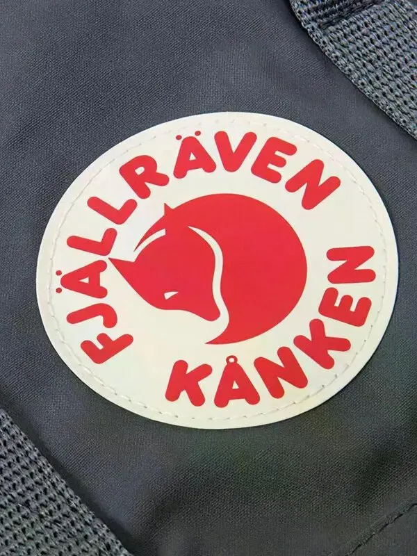 Fjallraven Kånken Logo-patch Backpack - Grey