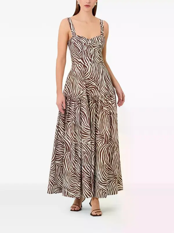 NICHOLAS Valeria Printed Midi Dress