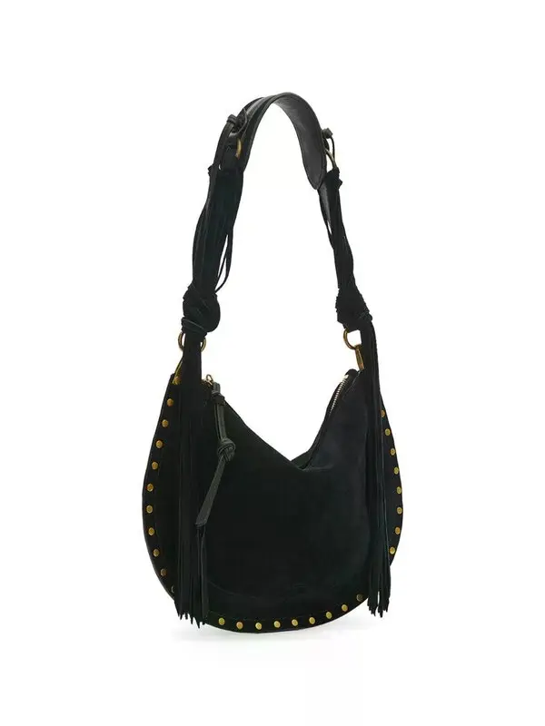 Isabel Marant Étoile Oskin Soft Studded Half-moon Shoulder Bag