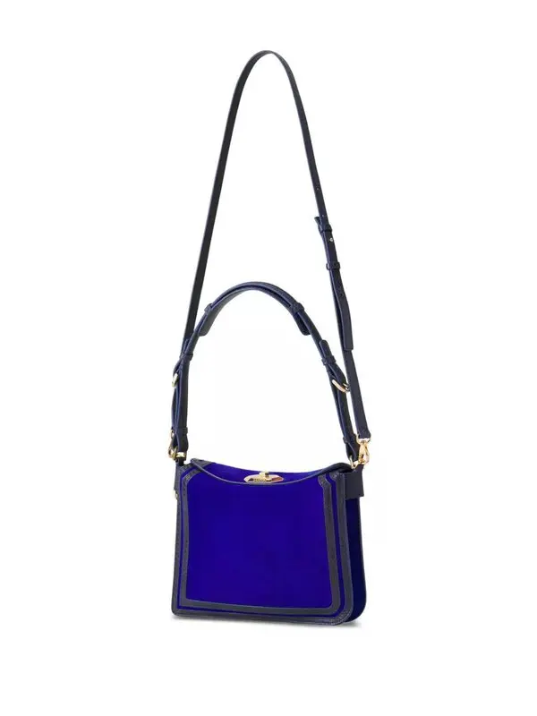 LANVIN Turnlock Goat Skin Shoulder Bag
