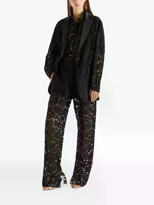 Fendi Lace Detailed Trousers