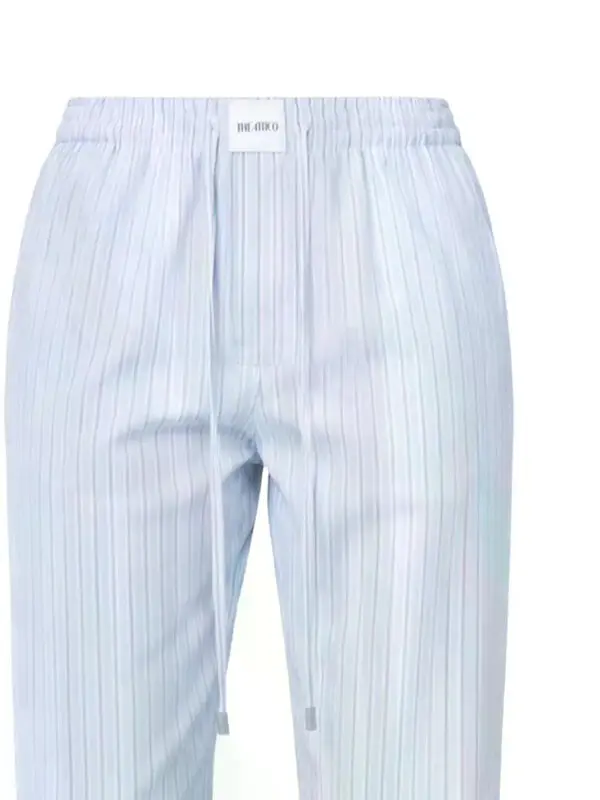 Attico Striped Drawstring Trousers