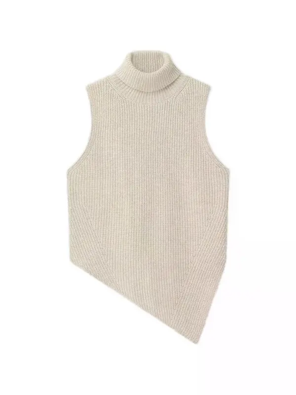 Nanushka Fennec Knitted Turtleneck Vest