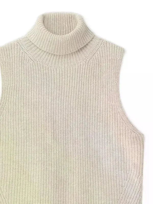 Nanushka Fennec Knitted Turtleneck Vest